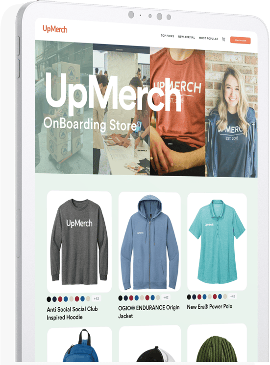 High Quality Custom Merch for Companies - Free Online Stores & Warehousing!